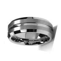 China Matte Surface Tungsten Trend Fashion Tungsten Ring for Men Tst2866 for sale