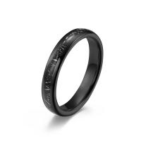 China High Quality Fashion Jewelry Tungsten Steel Inlaid Black Silk Ring for Couples Ring Tst0156 for sale