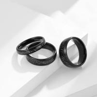 China High Quality Fashion Jewelry Tungsten Steel Inlaid Black Silk Ring for Couples Ring Tst0156 for sale
