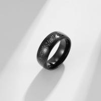China High Quality Fashion Jewelry Tungsten Steel Inlaid Black Silk Ring for Couples Ring Tst0156 for sale