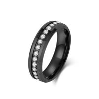 China European and American light luxury high-end feeling, diamond studded tungsten steel ring tungsten gold couple's ring unisex fashion jewelry for men and women KRT059 for sale