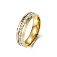 China European and American light luxury high-end feeling, diamond studded tungsten steel ring tungsten gold couple's ring unisex fashion jewelry for men and women KRT059 for sale