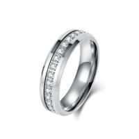 China European and American light luxury high-end feeling, diamond studded tungsten steel ring tungsten gold couple's ring unisex fashion jewelry for men and women KRT059 for sale