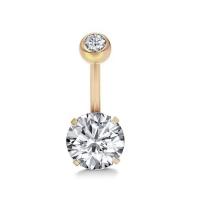 China G23/ASTM F136 Titanium Body Piercing Interally Treaded Belly Button Rings Jewelry Sm0021 for sale