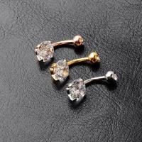 China G23/ASTM F136 Titanium Body Piercing Interally Treaded Belly Button Rings Jewelry Sm0021 for sale