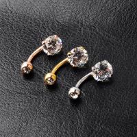 China G23/ASTM F136 Titanium Body Piercing Interally Treaded Belly Button Rings Jewelry Sm0021 for sale