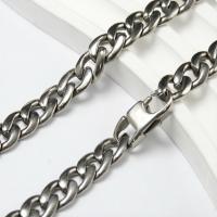 China Pure titanium NK chain men's necklace Cuban Chains fashion jewelry TIPB082 for sale