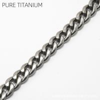 China Pure titanium NK chain men's necklace Cuban Chains fashion jewelry TIPB082 for sale