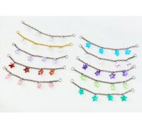 China F136/G23 Titanium Ear studs DIY Ear Bridge Chain Body Piercing Jewelry TB1815 for sale