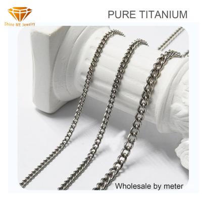 China Pure titanium denim chain wholesale by meter jewelry accessories TITWCH18 for sale
