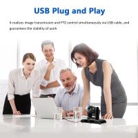 China Remote Control 4K PTZ Video Conference Camera 5X Zoom 116 Degree Wide Angle for sale