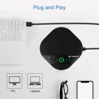 China 5.8G Wireless Conference Speakerphone 65dB AEC USB DIP6 for 20-60sqm Rooms for sale