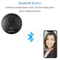 China 20m2-40m2 Room Bluetooth Conference Speakerphone 80dB Output For Skype for sale