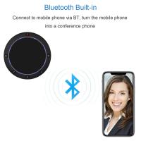 China 3m Omnidirectional Bluetooth Conference Speakerphone ISO9001 for sale