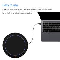 China Omni Directional USB Conference Speakerphone OEM ODM For Skype for sale