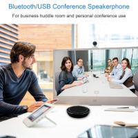 China Bluetooth Conference Speakerphone 100Hz-8KHz USB Speaker with 3 Mics for Small Meetings for sale