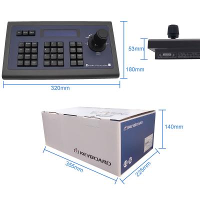 China TEVO-KZ1 PTZ Keyboard Controller 3D Joystick PelcoD PelcoP VISCA RS485 RS422 255 Presets for sale