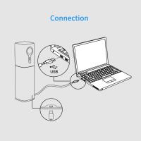 China 4K AI Face Tracking Conference Webcam 2560x1440 USB Plug and Play for sale
