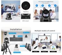 China USB HD 1080P PTZ Camera 3X Optical Zoom 2.1MP CMOS Video Conference Camera for sale