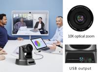 China 10X USB PTZ camera Auto Focus Conference PTZ Camera For Broadcasting for sale