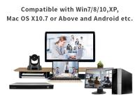 China USB 3GSDI HDMI 10X Broadcast Conference PTZ Camera 2.38MP for sale