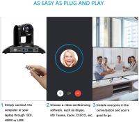 China Tongveo 20X Optical Zoom PTZ Camera Full HD 1080P HDMI 3G SDI USB for Conference for sale