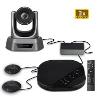 China 1080P 3X PTZ Video Conference Kit 2.1MP USB Speakerphone with Expansion Mics for sale