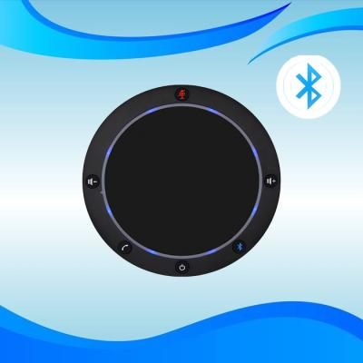 China Bluetooth Conference Speakerphone 100Hz-8KHz USB Speaker with 3 Mics for Small Meetings for sale