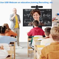 China Omni Directional Conference Webcam 1080P HD USB Camera 124° Wide Angle for Huddle Rooms for sale