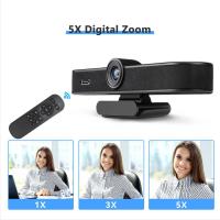 China 4k conference camera ePTZ all-in-one USB webcam 30fps with AI auto framing function built-in speaker conference camera for sale