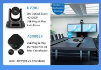China 20x Optical Zoom Full HD USB PTZ Conference Camera with Speakerphone and Extension Microphone for sale