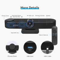 China All In One PTZ Video Conference USB Camera 4K 5x Digital Zoom Auto Framing Webcam for sale
