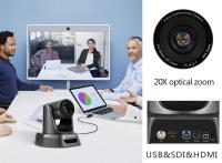 China TONGVEO NV20A 1080p PTZ Conference Camera 20X Optical Zoom USB HDMI SDI for Large Rooms for sale