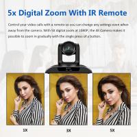 China 4K PTZ Conference Camera 5X Digital Zoom USB 124 Degree Wide Angle for Zoom Skype Meeting for sale