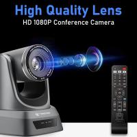 China TONGVEO 3X Optical Zoom 1080P HD PTZ USB Camera for Skype Zoom Video Conference for sale