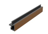 China 5 - 49.25 X 49.25 L Shaped Composite Decking Wood Plastic Composite Floor for sale