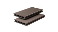 China WPC Hollow Decking Boards 140x25mm Anti Slip No Rot Wood Plastic Composite Outdoor for sale