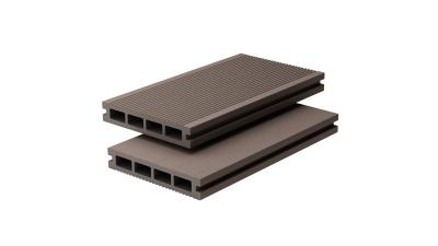 China WPC Hollow Decking Boards 140x25mm Anti Slip No Rot Wood Plastic Composite Outdoor for sale