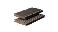 China 2900mm Waterproof Solid WPC Composite Decking Board 140x25mm Wood Plastic Deck for sale