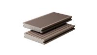 China WPC Composite Decking 140x25mm Solid Wood Plastic Profile 2.2M Length for sale