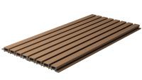 China Fade Resistant WPC Cladding 219mm x 26mm Wood Plastic Composite Ceiling Wall Panel for sale