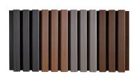 China Eco Friendly 120 X 27.5 Wood Plastic Composite Cladding Recycled Composite Decking Boards for sale