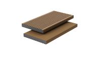 China Co Extruded WPC Composite Fascia Board 98x12mm 2200mm Outdoor Decking Panel for sale