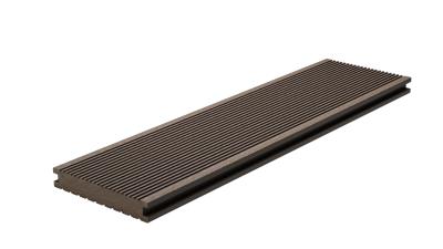 China Solid WPC Decking Board 140x25mm Composite Decking Eco-Friendly Wood Plastic for sale