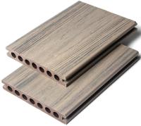 China Hollow 142x22mm Outdoor WPC Fence Panels Wood Plastic Composite for Walls for sale