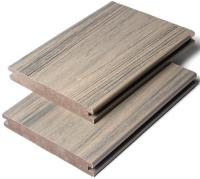 China Solid 142 X 22 WPC Composite Decking Grey Outdoor Wpc Fence Boards Panel for sale