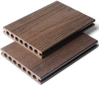 China Co-extruded WPC Decking 142x22mm Outdoor Composite Flooring Mouldproof Splinter Free for sale