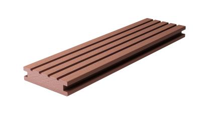 China WPC Composite Decking Board 100x25mm Outdoor Plastic Wood Deck Boards Eco Friendly for sale