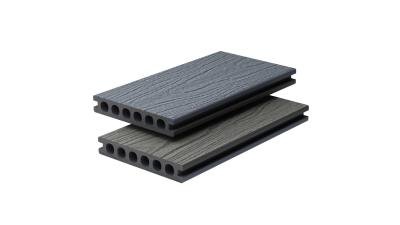 China Capped Composite Decking 138x23mm Co Extruded WPC Outdoor Flooring for sale