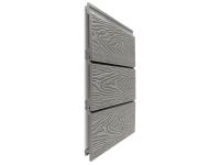 China Outdoor 3D Deep Embossed Wood Grain WPC Cladding 148mm x 21mm Wall Panel for sale